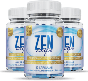 Zen Caps - Trate Ansiedade, Insônia e Depressão de forma natural