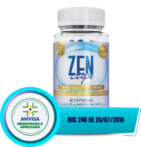 Zen Caps - Trate Ansiedade, Insônia e Depressão de forma natural