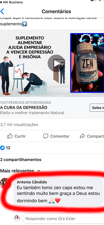 Zen Caps - Trate Ansiedade, Insônia e Depressão de forma natural