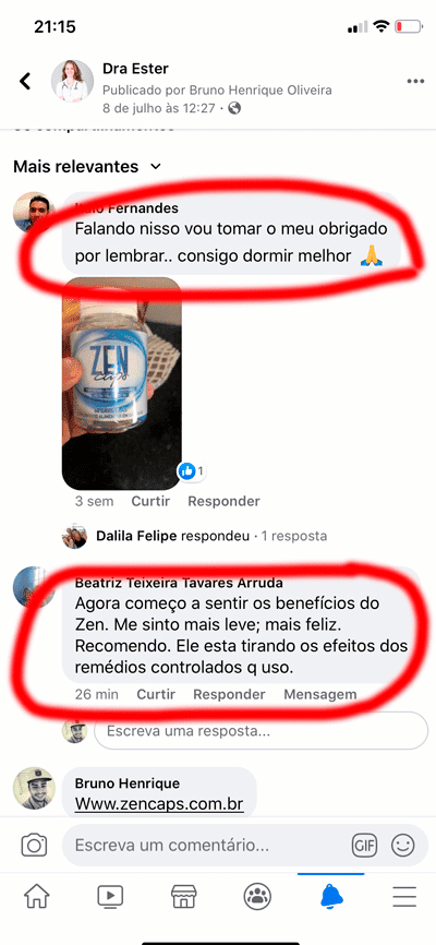 Zen Caps - Trate Ansiedade, Insônia e Depressão de forma natural